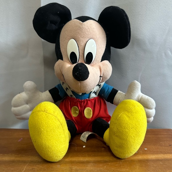 Disney | Toys | Vintage Mickey Mouse Plush | Poshmark